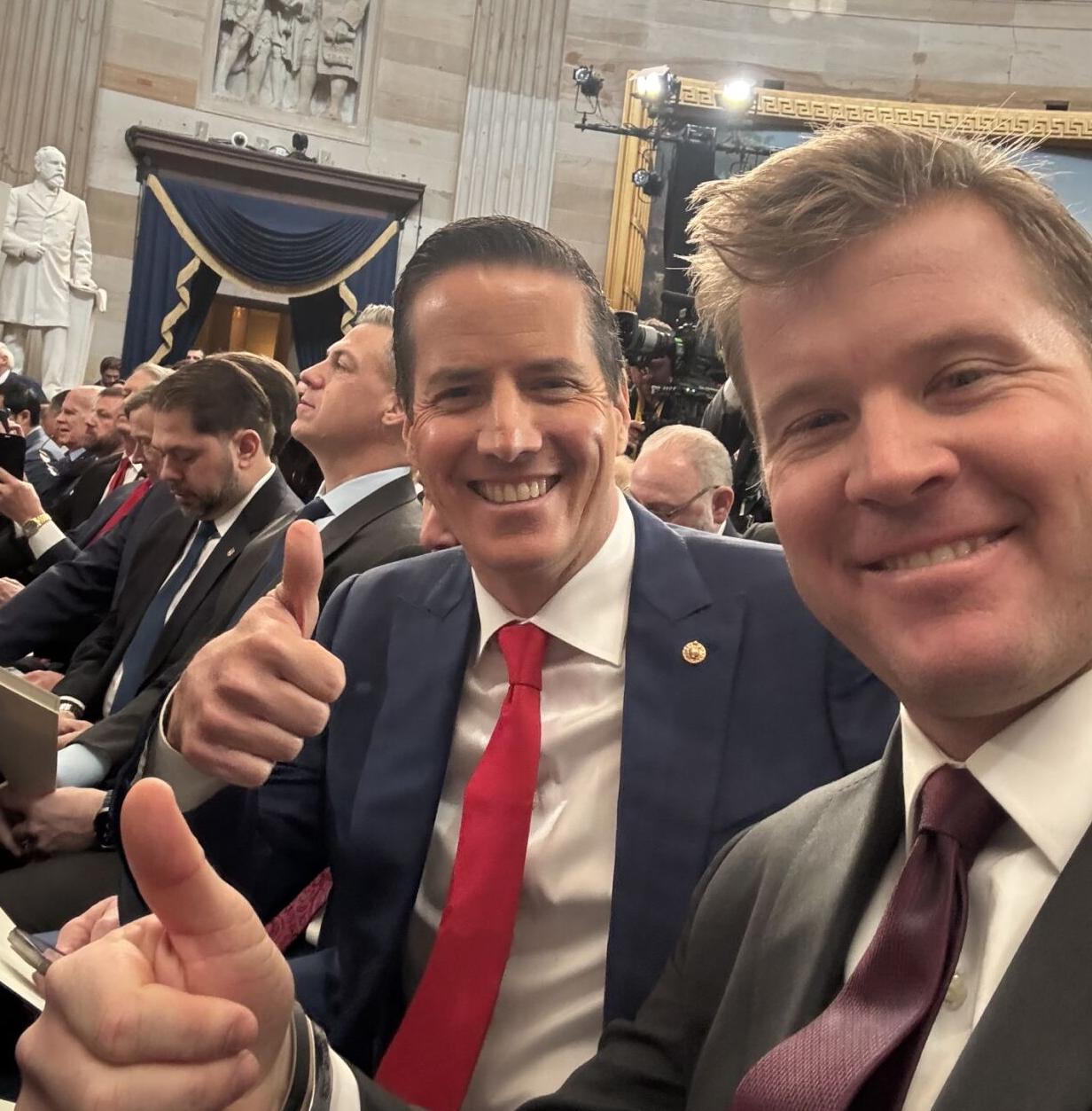 Montana Sen. Tim Sheehy attends inauguration ceremonies in Washington ...