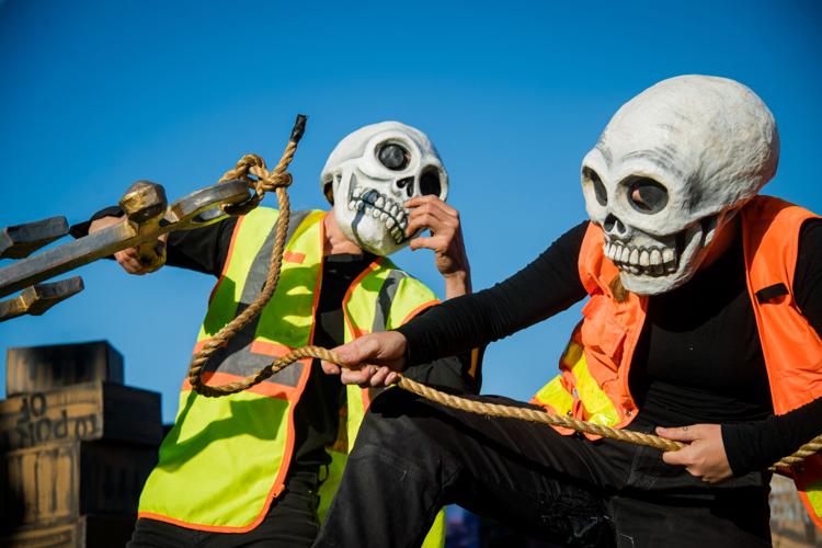 'Dreamy and mythological': String and Shadow performance takes giant ...