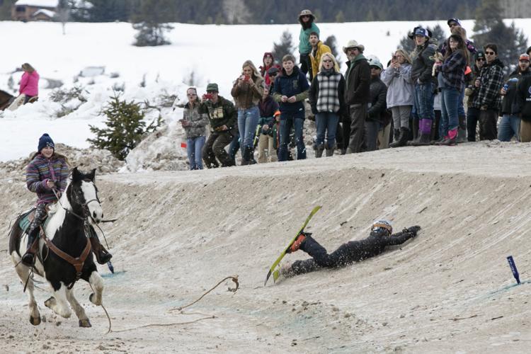 'Adrenaline rush:' Third annual Big Sky Skijoring event showcases skier ...