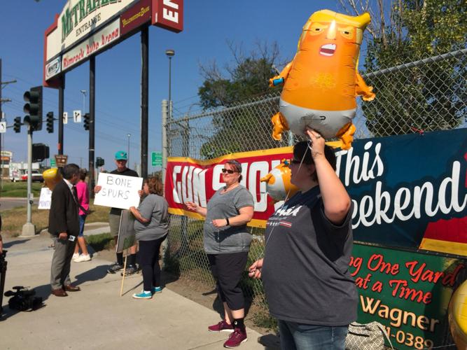 Supporters, protestors gather for Trump rally in Billings | Politics ...