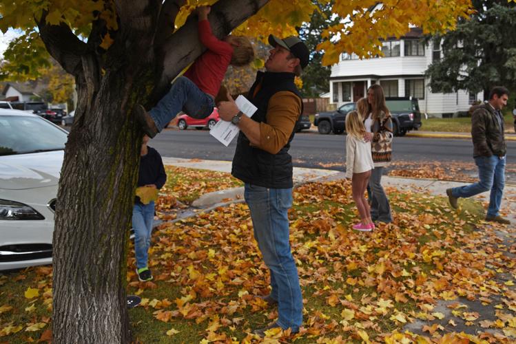 Tim Sheehy casts his vote in Bozeman with wife and kids | News ...