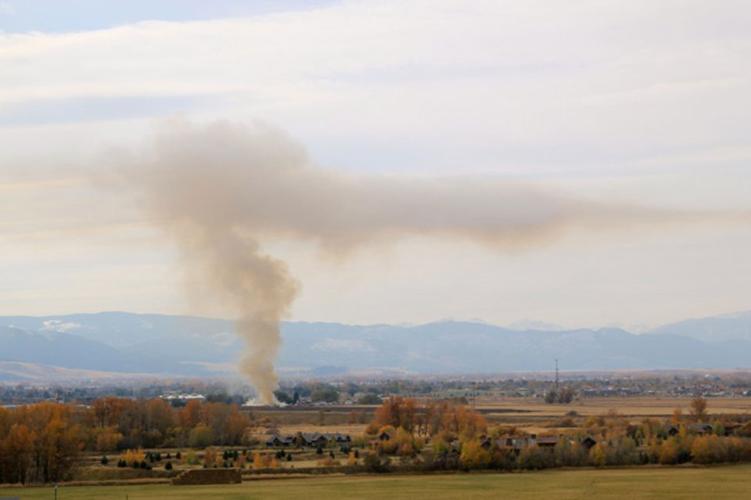 Straw Bale Maze Fire - Oct. 28, 2011 | City | bozemandailychronicle.com