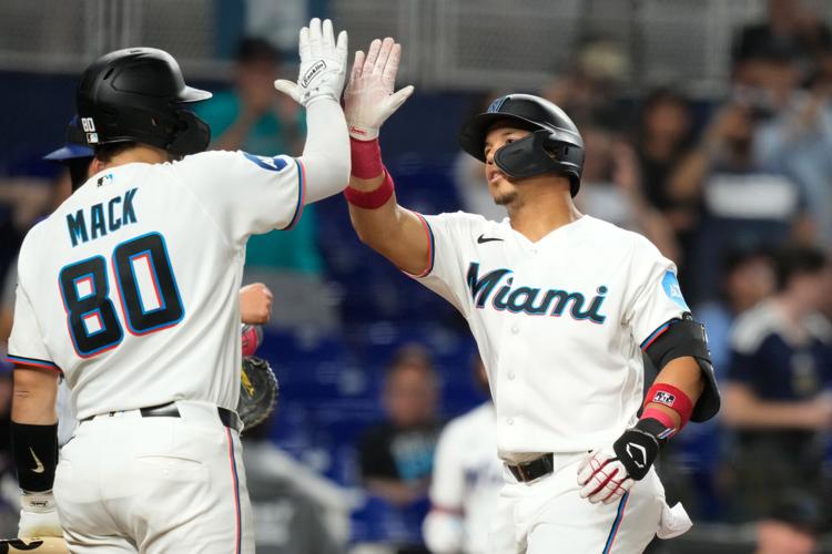 Alcantara sets Marlins' career strikeouts record in 6-4 win over ...