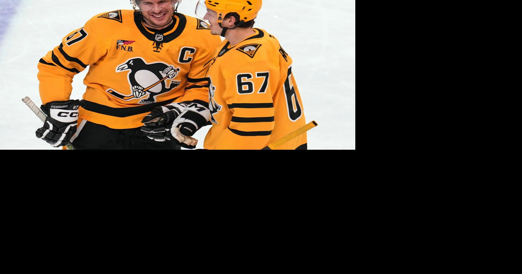 Crosby sets up late tying goal, scores in OT in Penguins' 5-4 victory ...