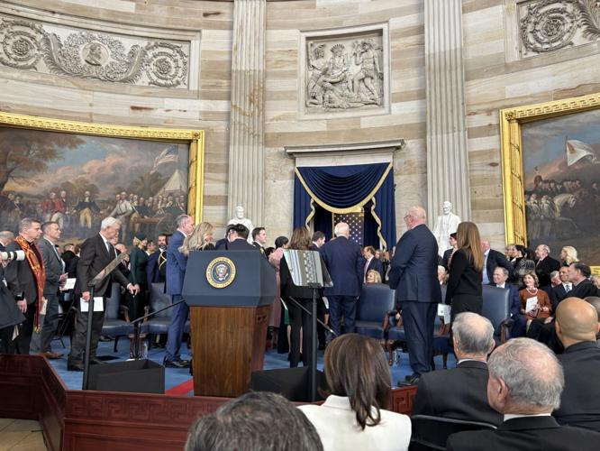 Montana Sen. Tim Sheehy attends inauguration ceremonies in Washington ...