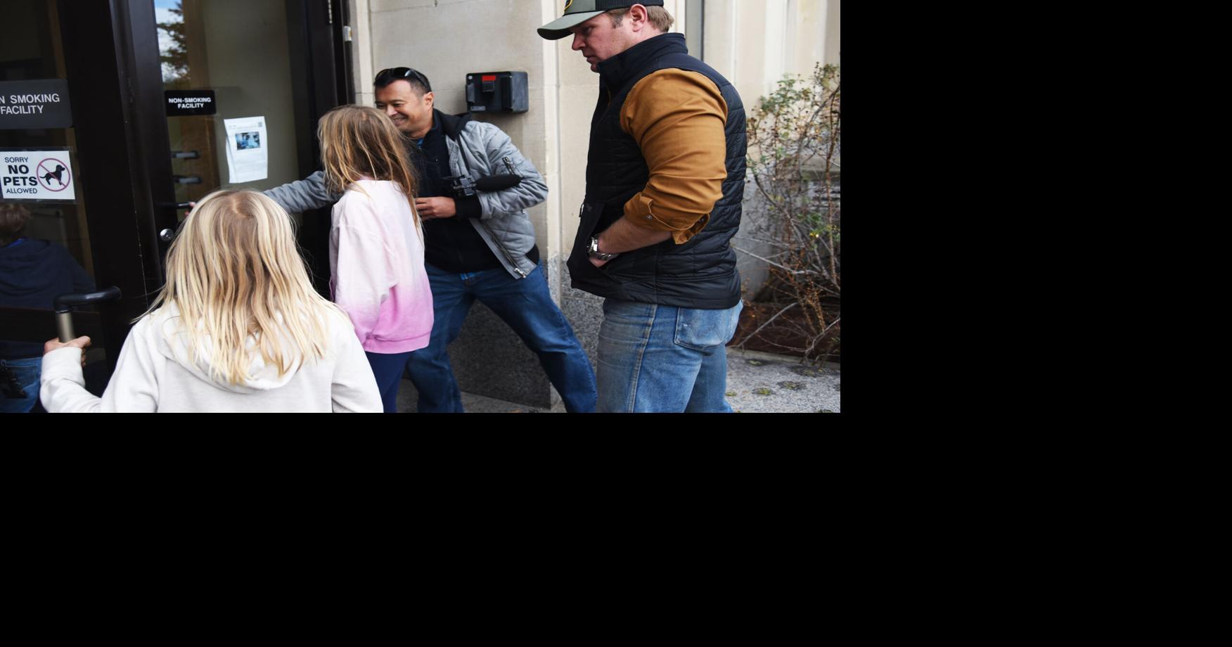 Tim Sheehy casts his vote in Bozeman with wife and kids | News ...