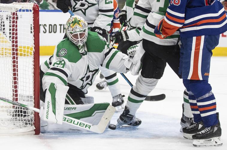 Jason Robertson powers Stars over Oilers 5-3 for lead in Western ...