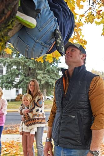 Tim Sheehy casts his vote in Bozeman with wife and kids | News ...