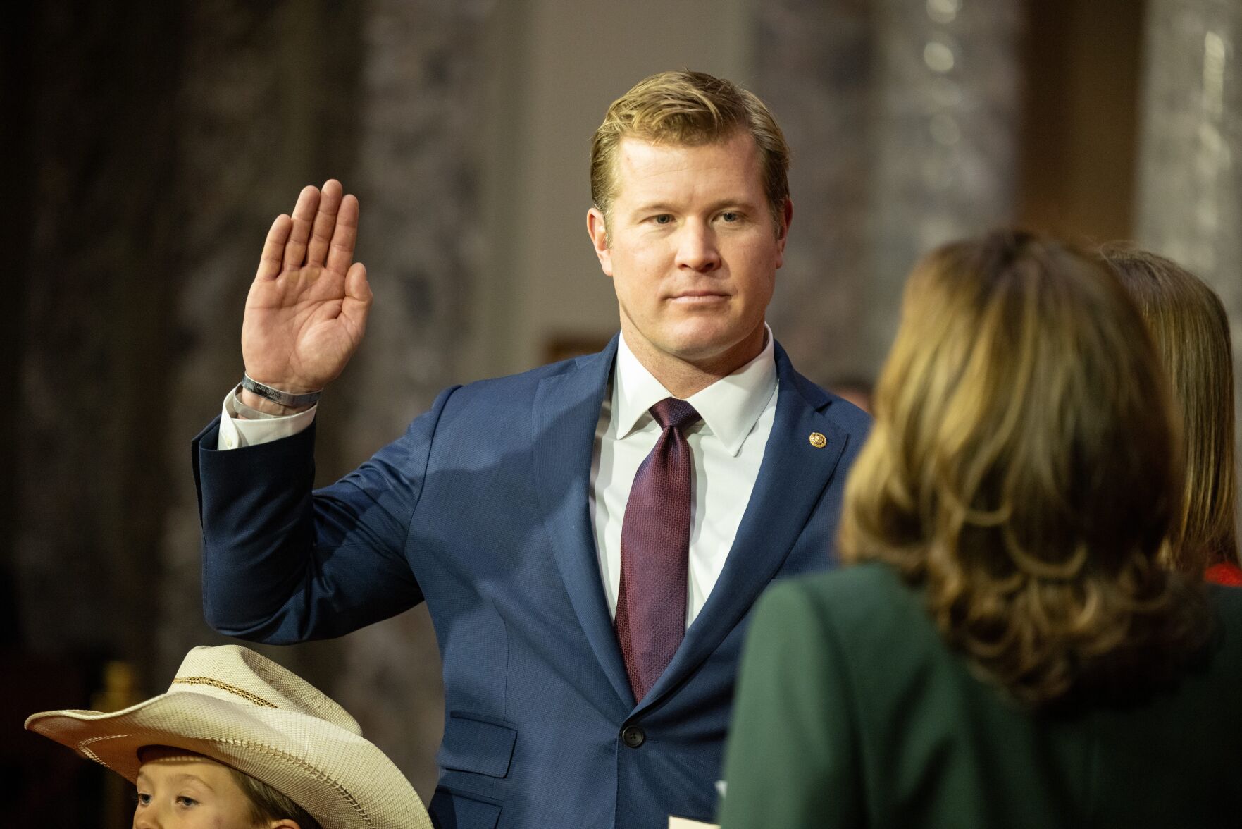 Tim Sheehy sworn in as Montana senator by VP Kamala Harris | News ...