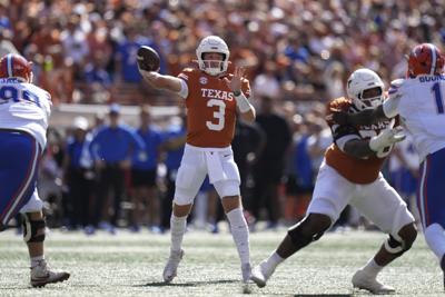 Texas QB Quinn Ewers declares for NFL draft as program ushers in Arch Manning era | Game ...