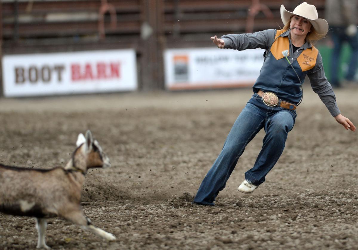 Paige Rasmussen finishes Montana State career with goat tying title ...