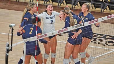 Montana State volleyball beats Prairie View A&M in 4 sets | Bobcats ...