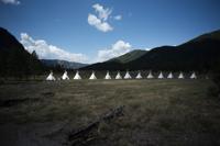 'What it probably looked like 151 years ago': Teepee village, art bring ...