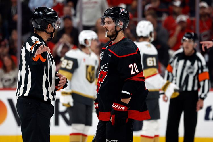 Down 0-1 in Stanley Cup Final, Hurricanes coach on top line vs. Vegas ...