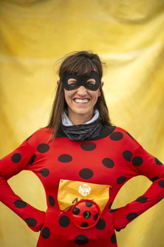 The devil, a ladybug and a pile of dirty laundry run a 5K | Photo ...