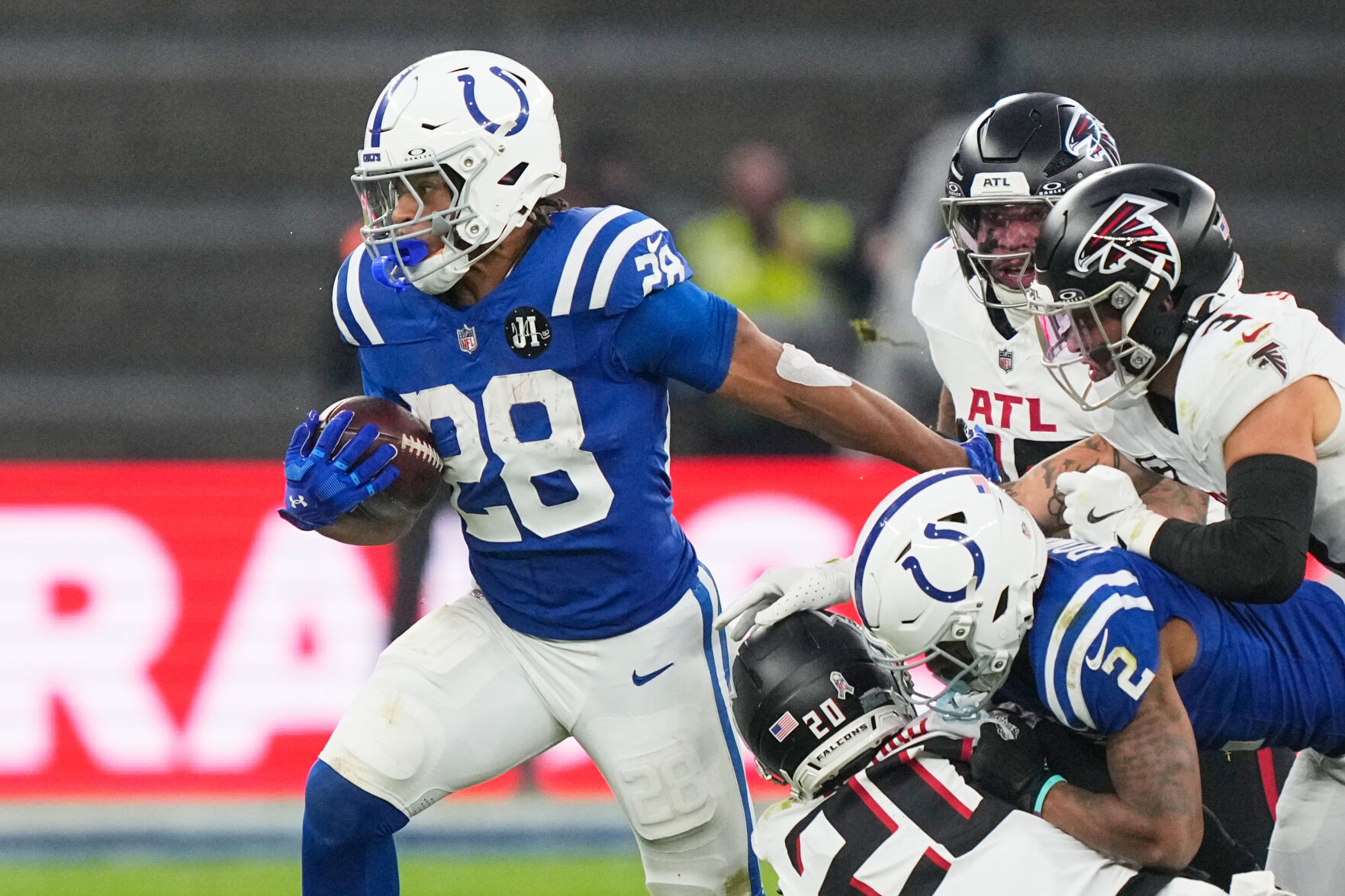Taylor runs for 244 yards, scores OT winner as Colts top Falcons 31-25 in Berlin | Sports ...