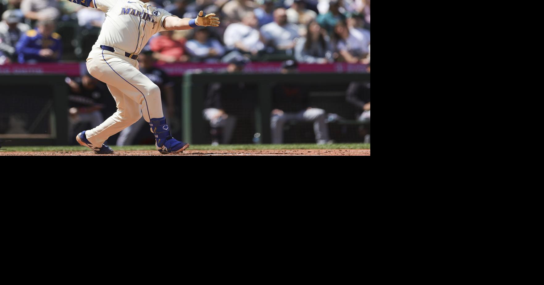 Mariners slugger Cal Raleigh leads MLB in homers and is on pace to set ...