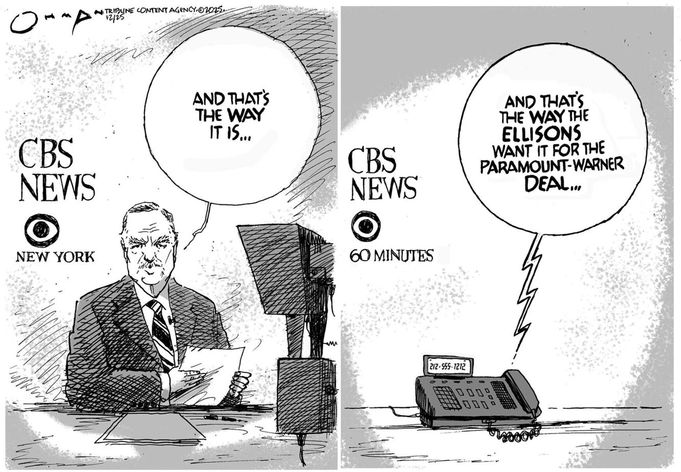 Editorial cartoon for Dec. 27, 2025 | Cartoons | bozemandailychronicle.com