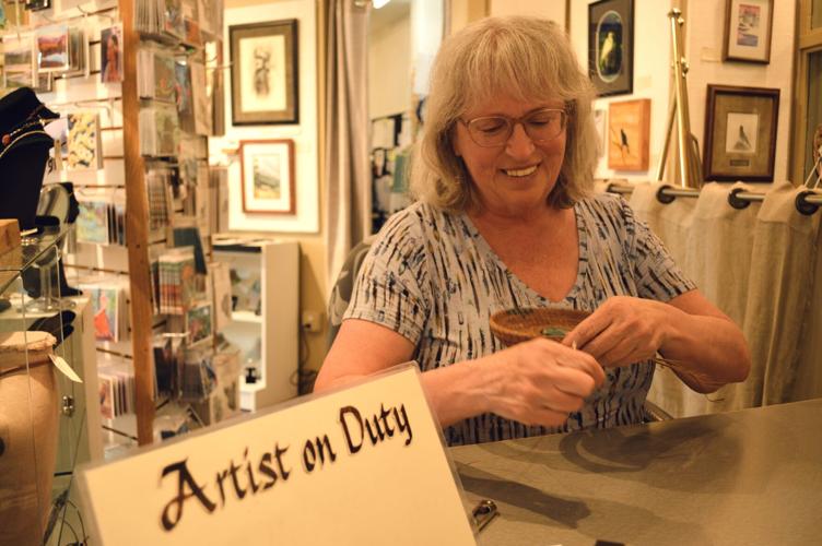 For LeeAnn Galusha, weaving with pine needles 'felt right' from the ...