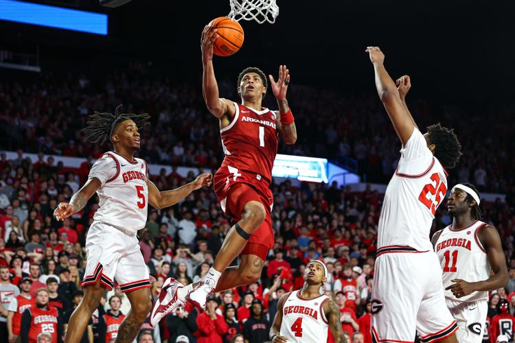 Wilkinson scores 20 and No. 21 Georgia beats No. 17 Arkansas 90-76 ...