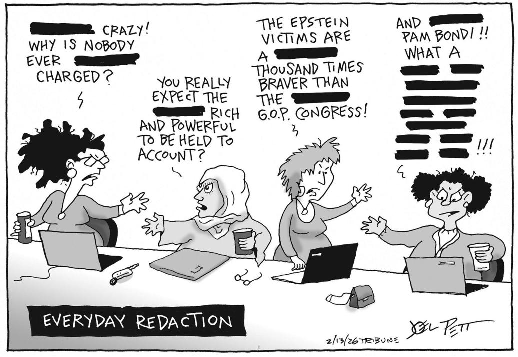 Editorial cartoon for Feb. 14, 2026 | Cartoons | bozemandailychronicle.com