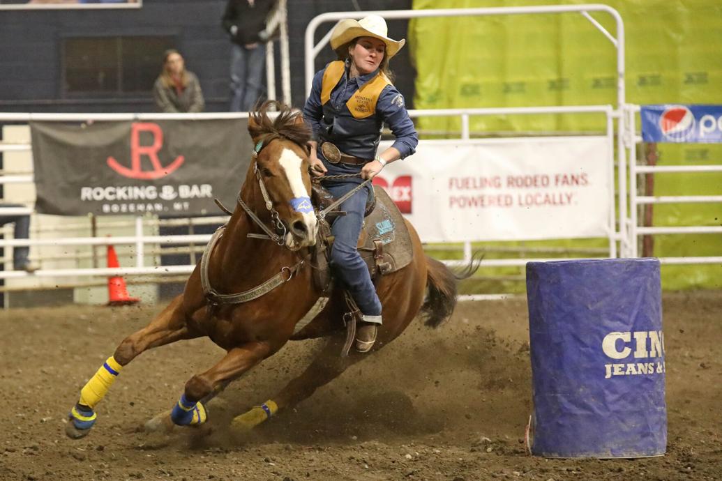 Paige Rasmussen finishes Montana State career with goat tying title ...