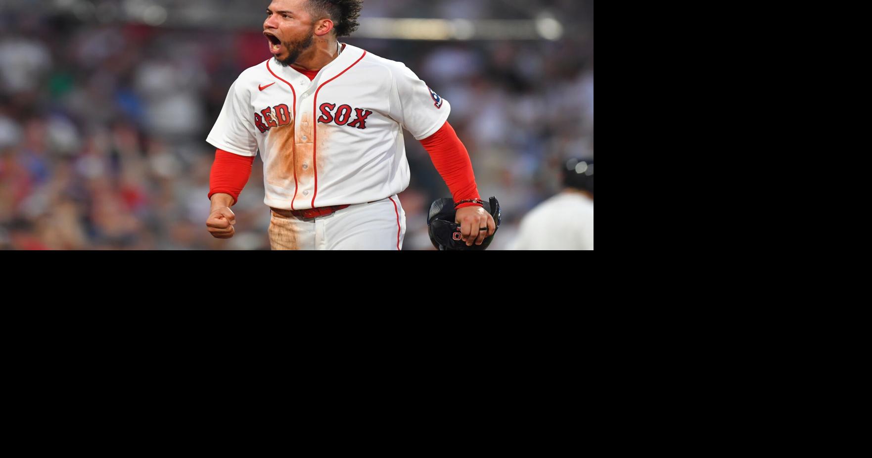 A bat flip, a shout of 'Venezuela' and tears for home as Red Sox 1B ...