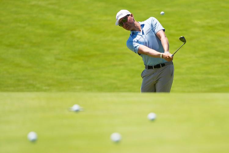 Miles Russell is 17 and in his first U.S. Open. It's not his first time ...