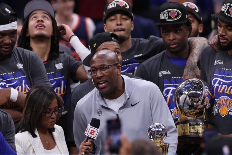 Knicks focus on title after accomplishing Dolan's first mandate of ...