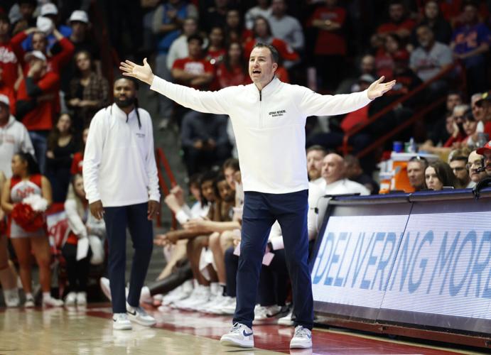 Danny Sprinkle thriving at Utah State after leaving MSU | Basketball ...