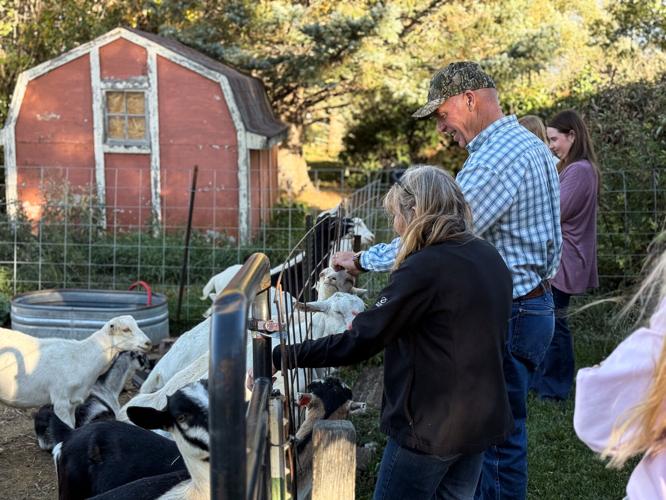 Say cheese: Gov. Gianforte visits veterans and Amaltheia Dairy as part ...