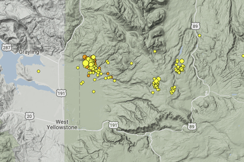 Scientists tracking earthquake swarm in northern Yellowstone Park ...
