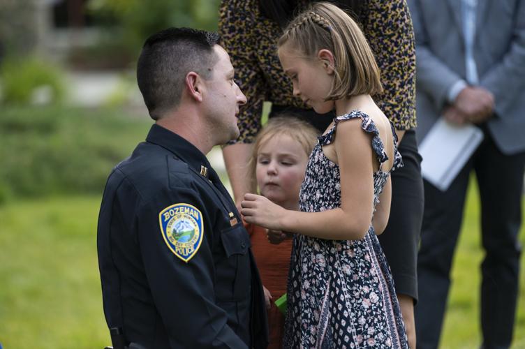 Bozeman Police Department celebrates promotions, new hire in ceremony ...