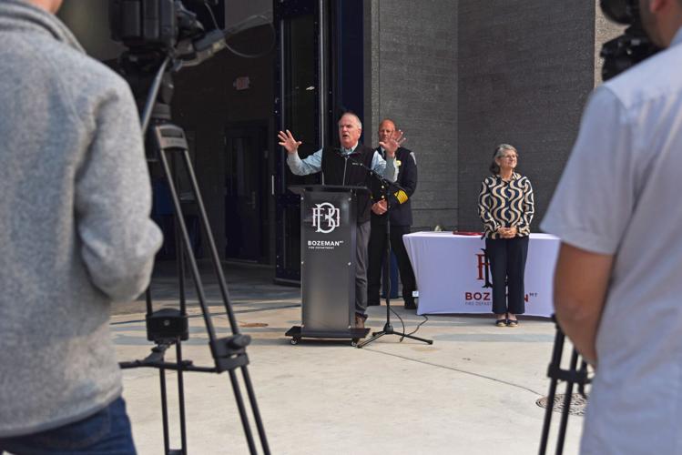 New Bozeman fire station by Montana State is Bobcat blue | News ...