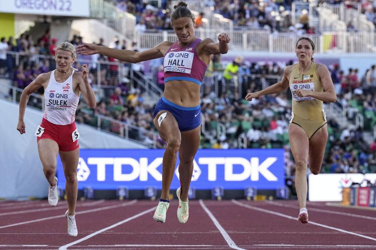 Spirited, candy-eating heptathlete Anna Hall has world title on mind ...