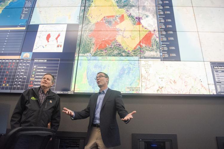 Daines visits Four Corners wildfire defense company, talks forest ...
