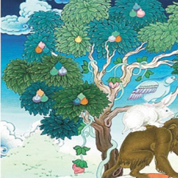 elephant monkey rabbit bird