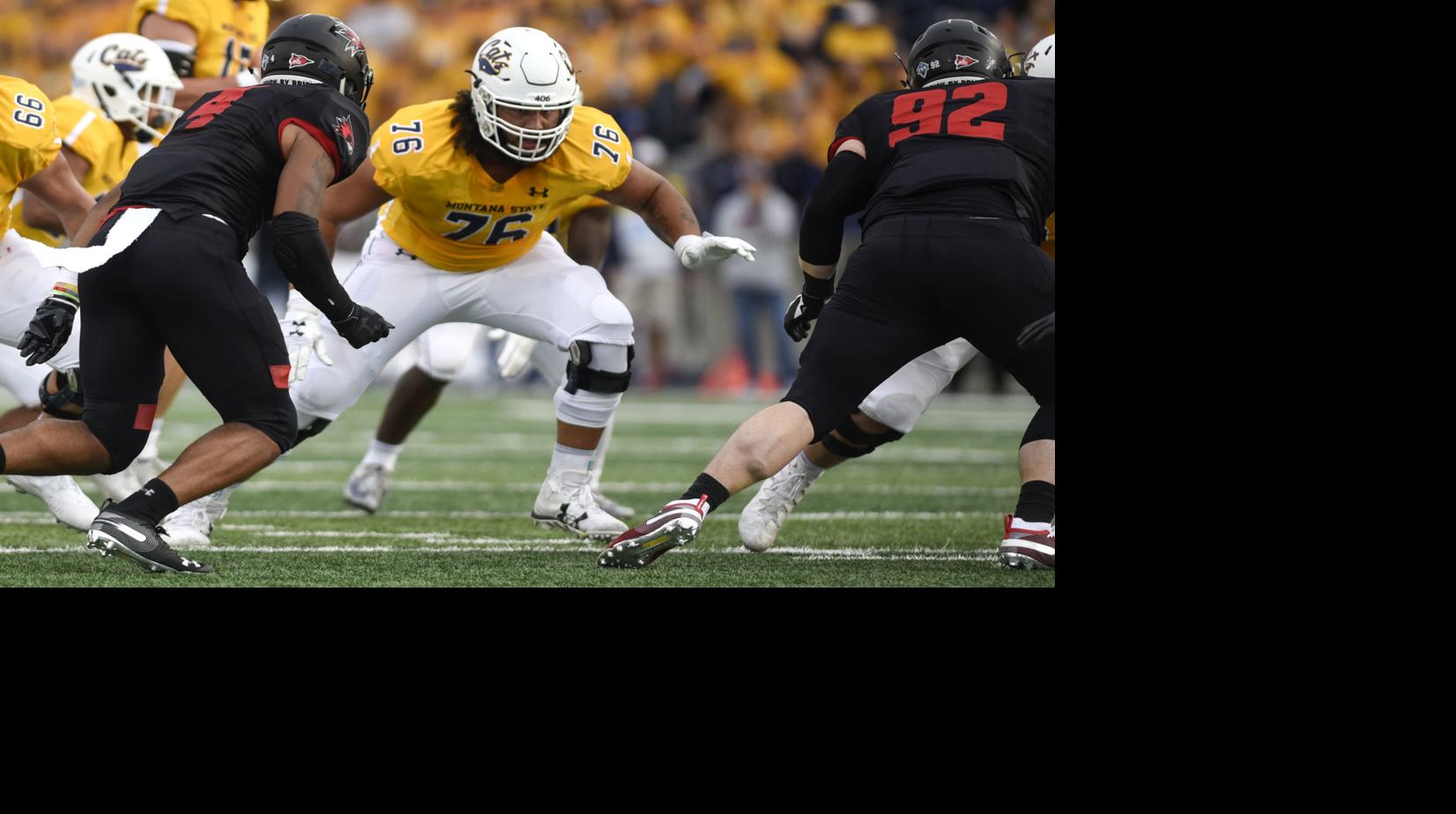 Right guard Kidd embracing physicality | Bobcats Football ...