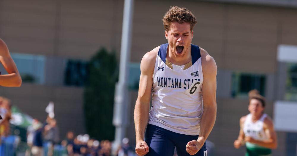 Montana State's Mathias Mees leads decathlon after first day of Big Sky ...