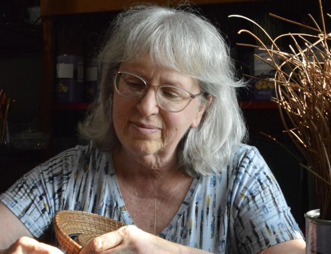 For LeeAnn Galusha, weaving with pine needles 'felt right' from the ...