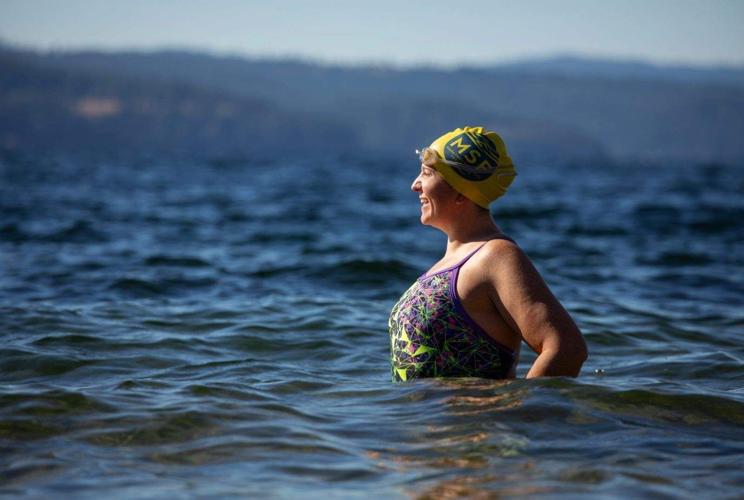 Kim Bowler becomes first woman to swim length of Priest Lake ...