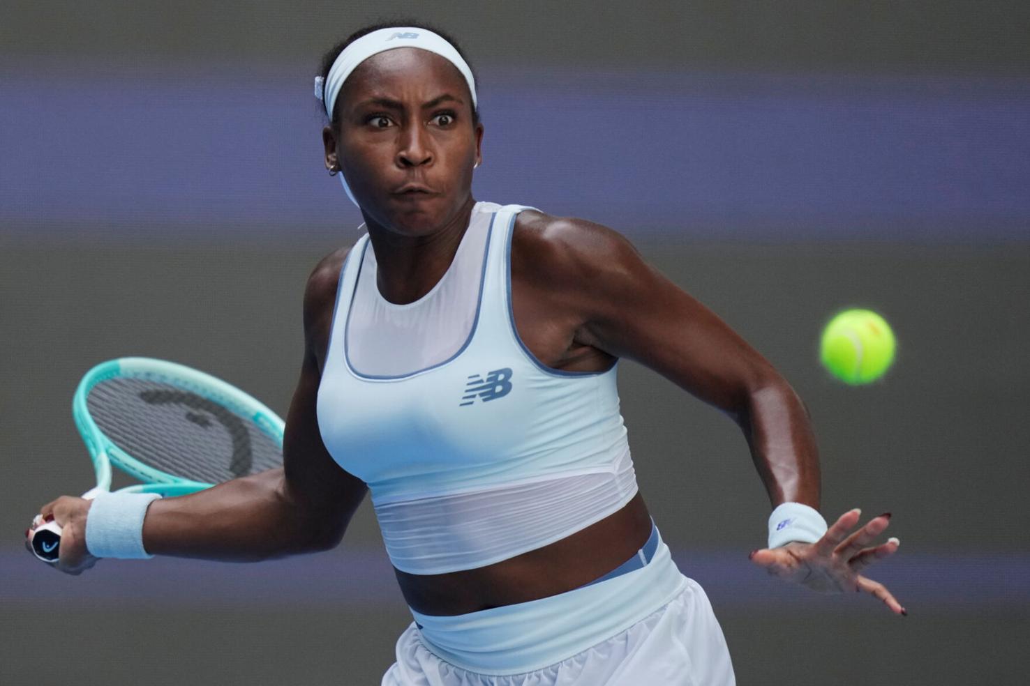 No drama: Coco Gauff wins to give the US a 1-0 lead over Greece in ...