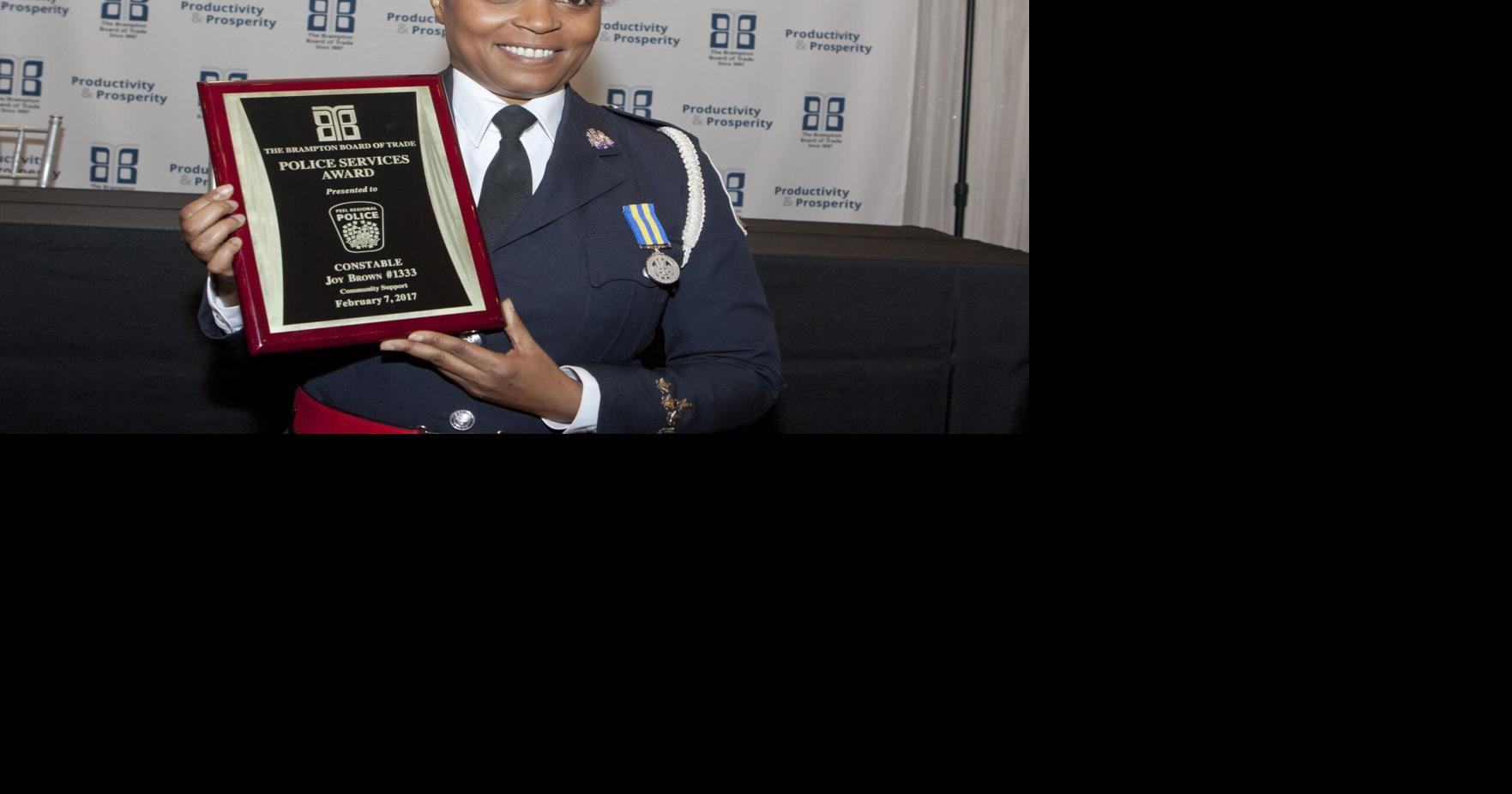 Peel police officer honoured for her contributions to community