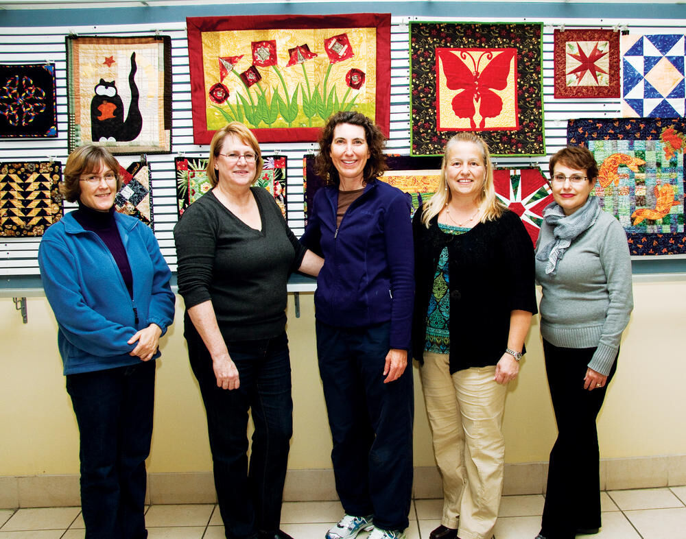 Quilters show their work