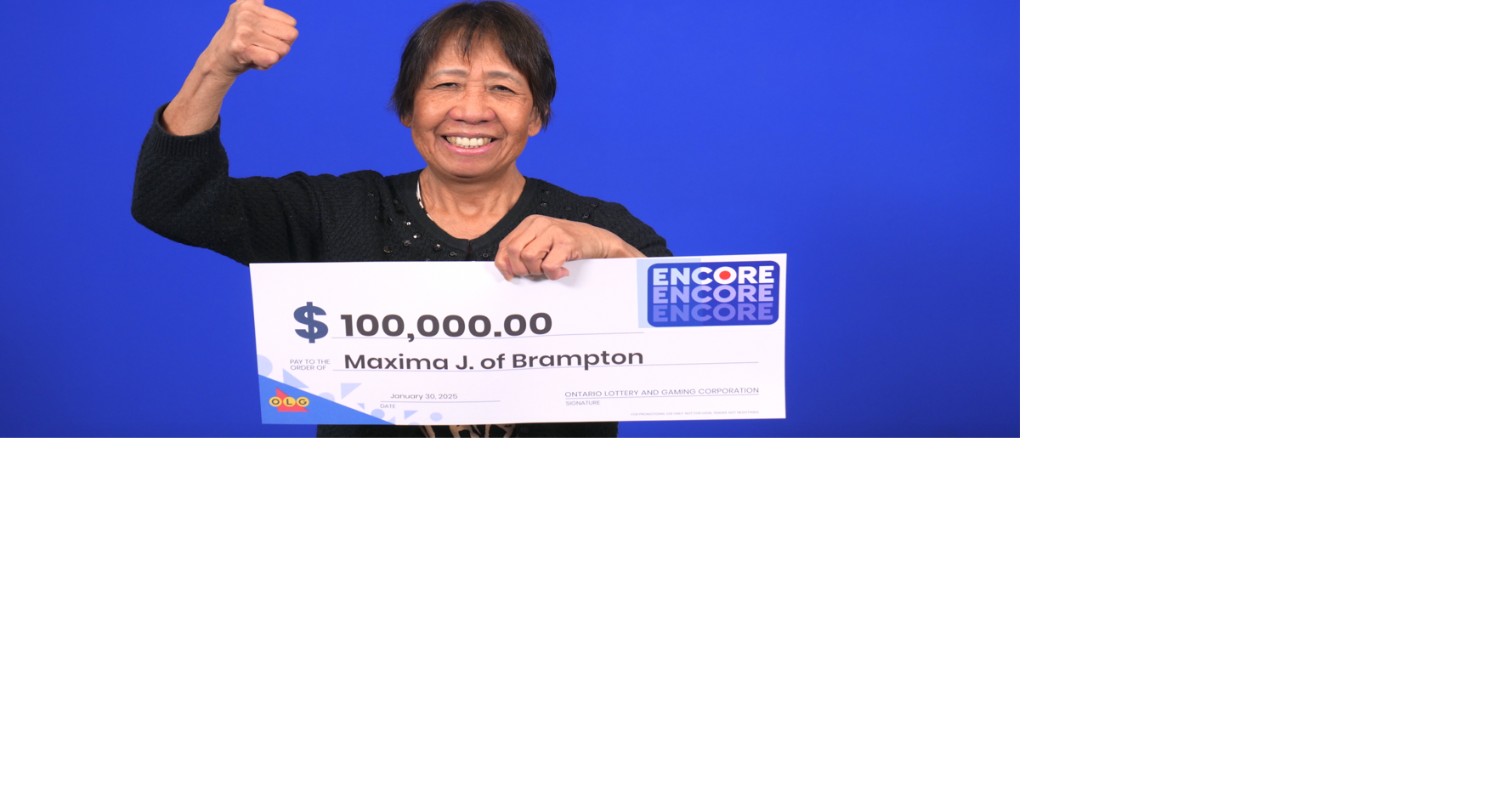Brampton mom finally wins big Lotto 6-49 prize