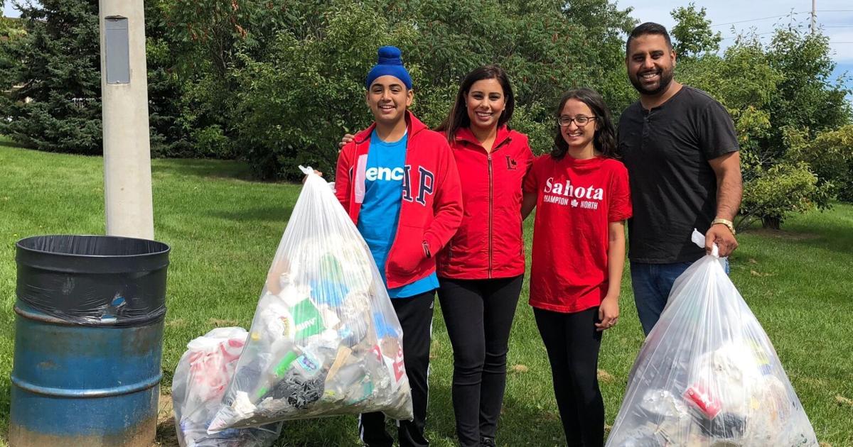 Successful Community Cleanup By Brampton North Mp Ruby Sahota And Her Team