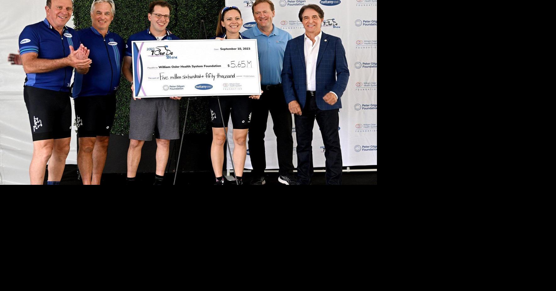 Cycling fundraiser raises millions for Osler Foundation
