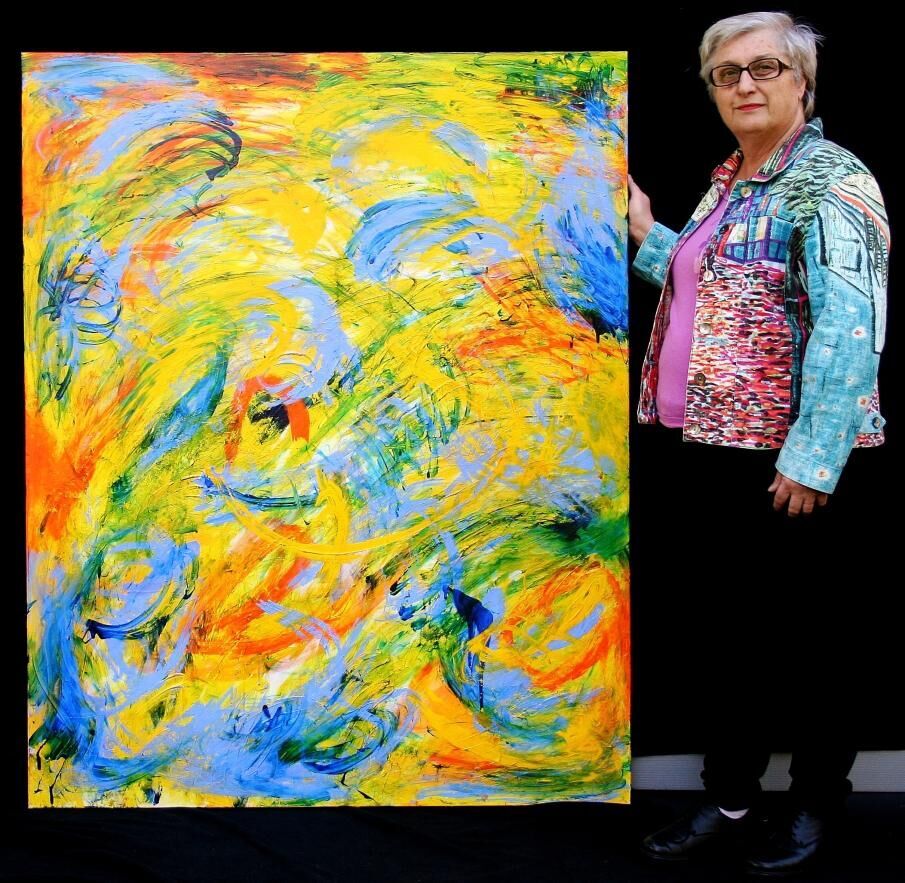 Artist flows with time