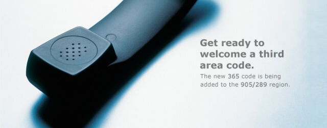 Hello 365! New area codes for GTA