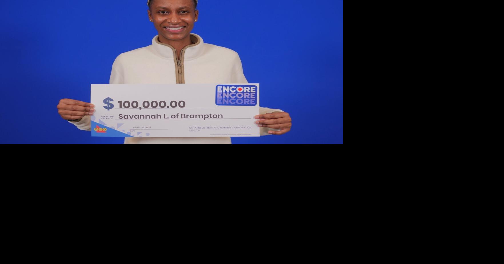 Brampton woman wins big OLG Daily Grand prize